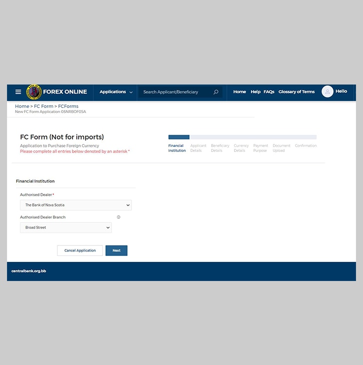 How to apply for FOREX online