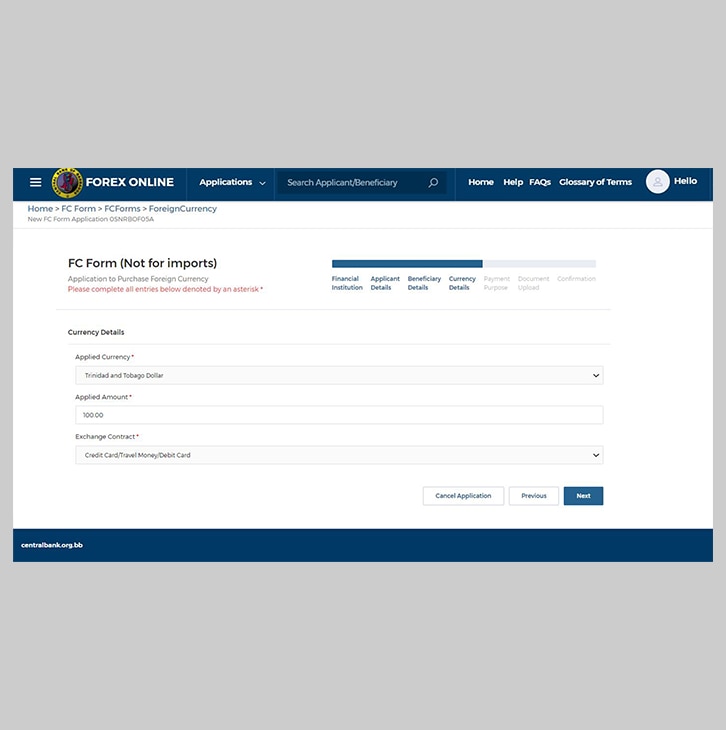 How to apply for FOREX online