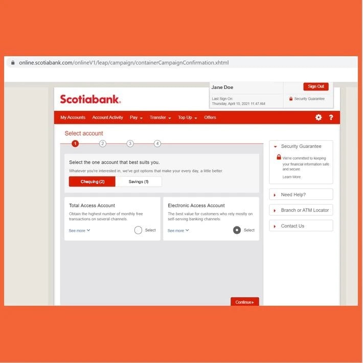 How-to open an additional account | Scotia OnLine Banking