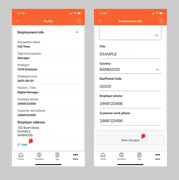 How to update your personal information